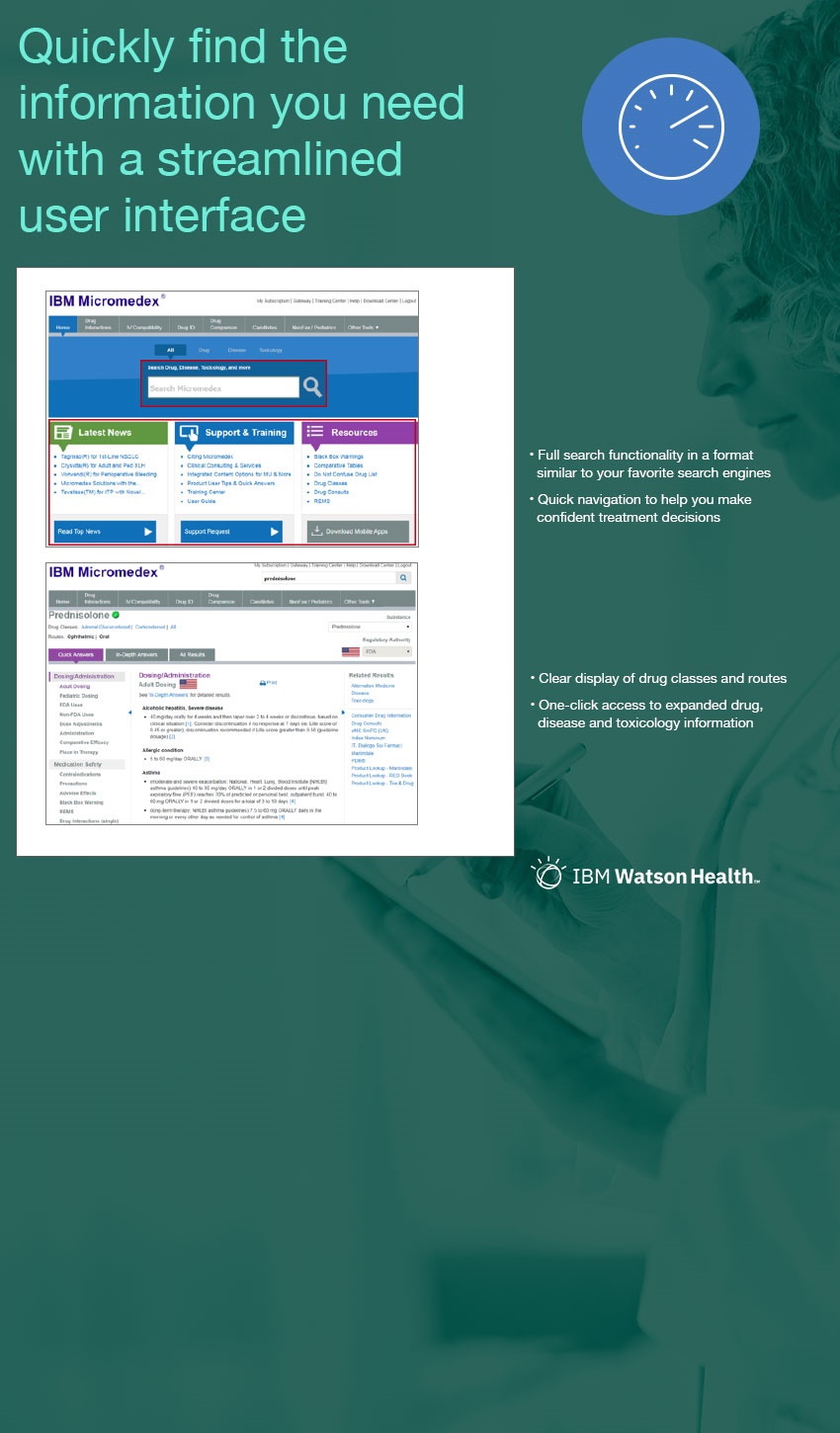 IBM Micromedex Clinical Knowledge App Expo